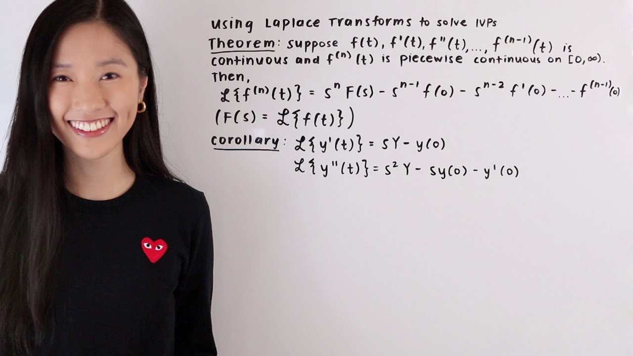 Using Laplace Transforms to solve Initial Value Problems (IVPs)  | Math with Janine