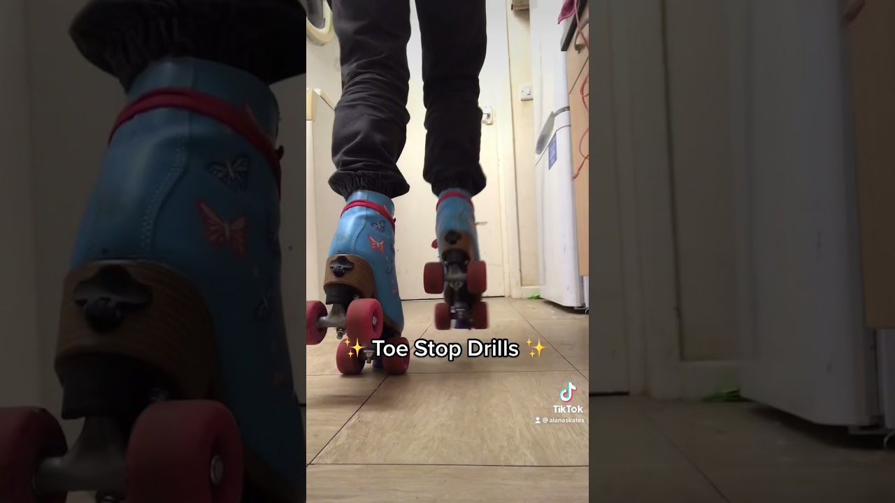 ROLLER SKATING IN SMALL SPACES  -  Beginners Roller Skating Tutorial - 4 Exercises