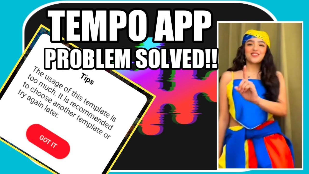 TEMPO APP TUTORIAL/HOW TO FIX TEMPO APP PROBLEM