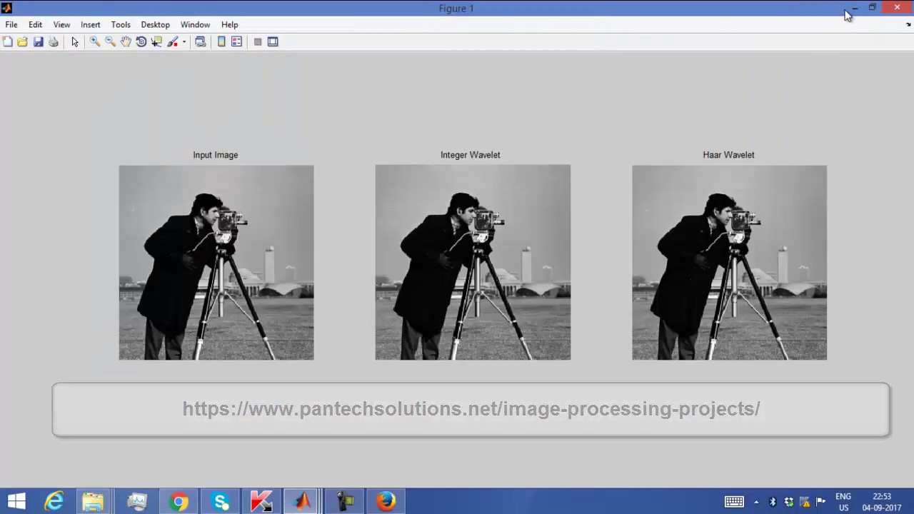 Matlab code for Integer Wavelet transform