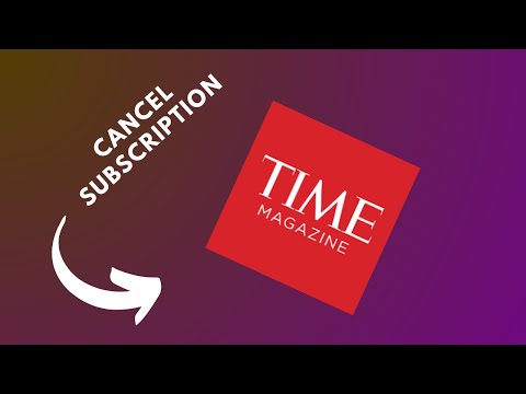 how to cancel time magazine subscription
