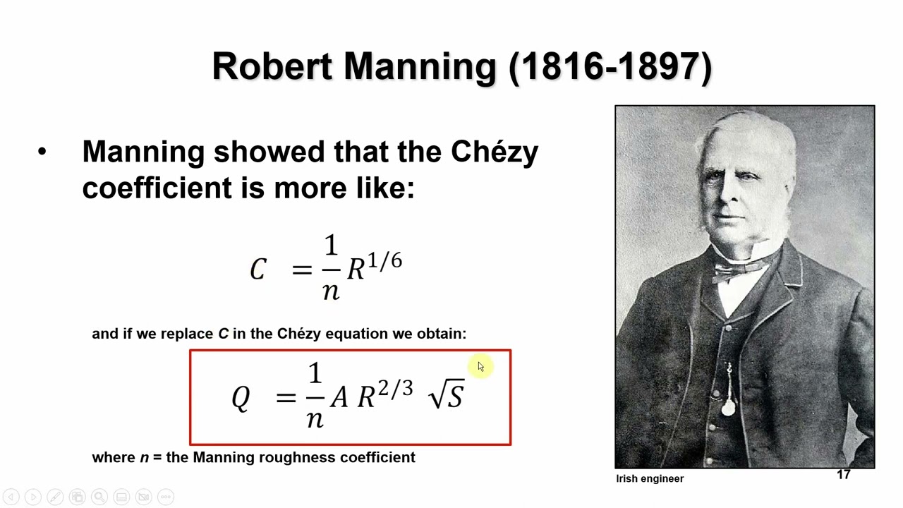 River Hydraulics - basic concepts