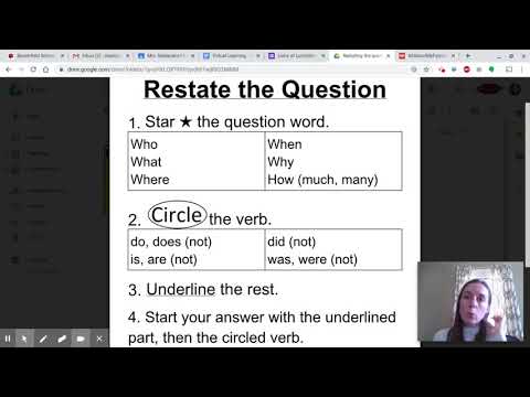 Restating the question