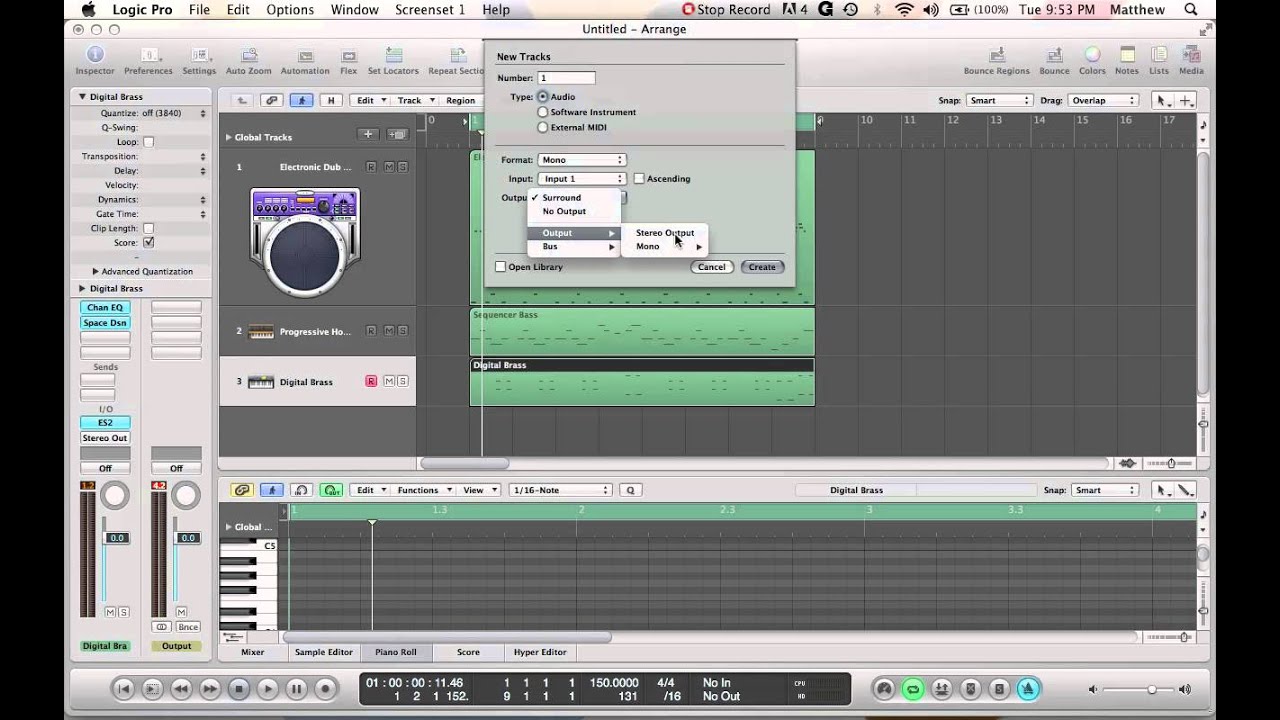 Logic Pro 9 Beginner Tutorial