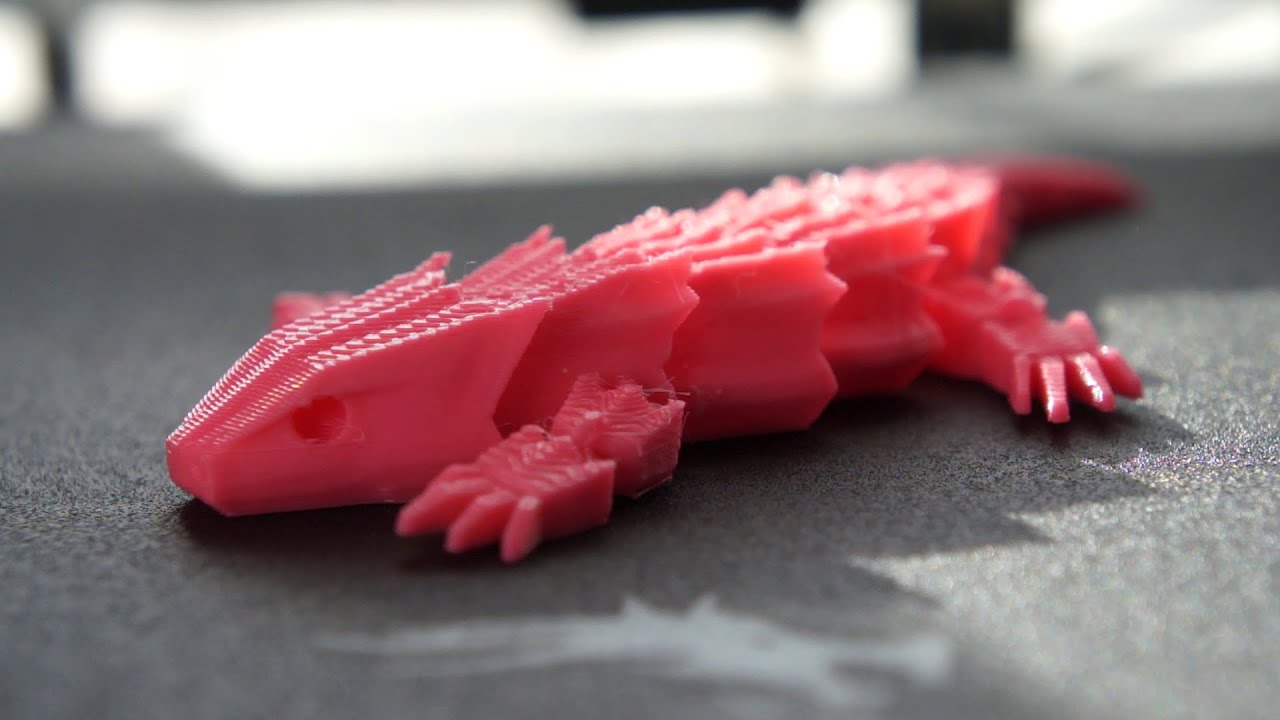 3D Printing - Articulated Armadillo Lizard
