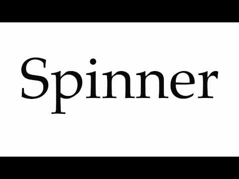 How to Pronounce Spinner