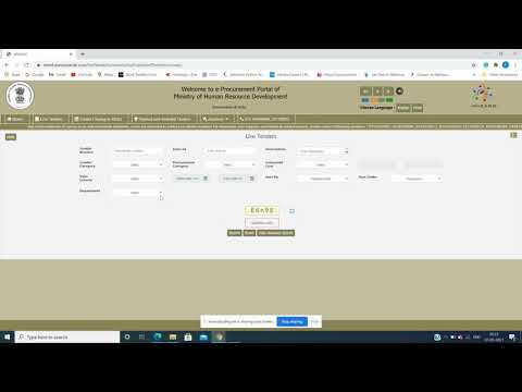 How to search tenders in Ewizard portal.