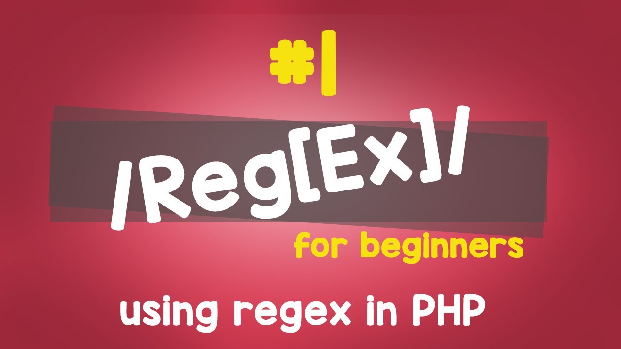 #01 Using regular expressions in PHP | Regular Expressions - Quick programming tutorial