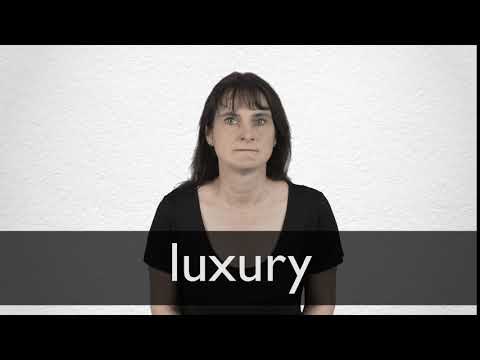 LUXURY 释义 | 柯林斯英语词典