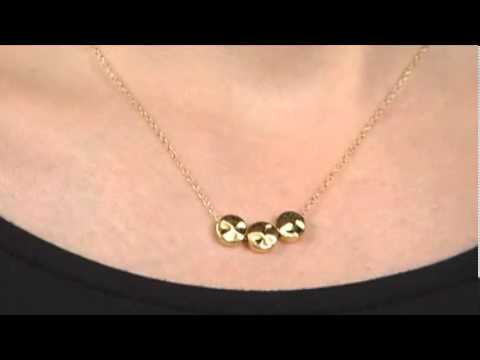 gorjana - Chloe Three Bead Necklace SKU:#8113403