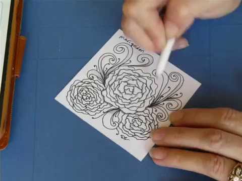 Marigolden - daily tangle