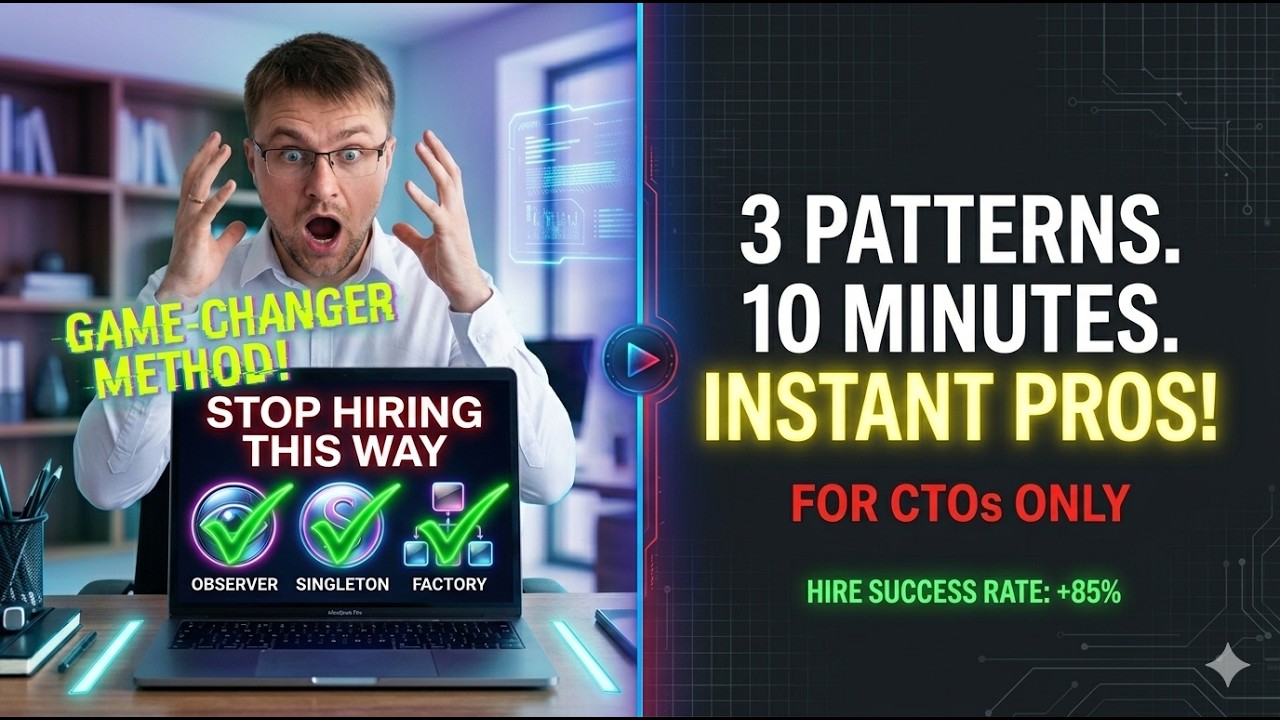 The Only 3 Design Patterns You Need to Evaluate Every Dev Hire