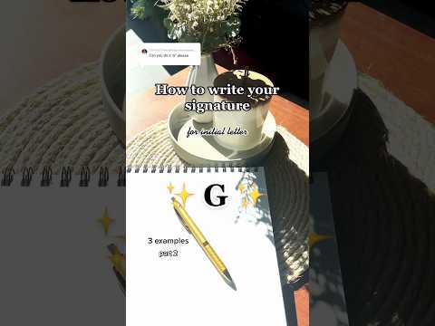 “G” Signature Style Ideas | 3 Handwritten Examples #signature #handwriting #art #name #G