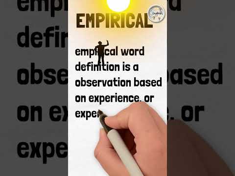 EMPIRICAL Word Definition?#animation #tranding #ytshorts