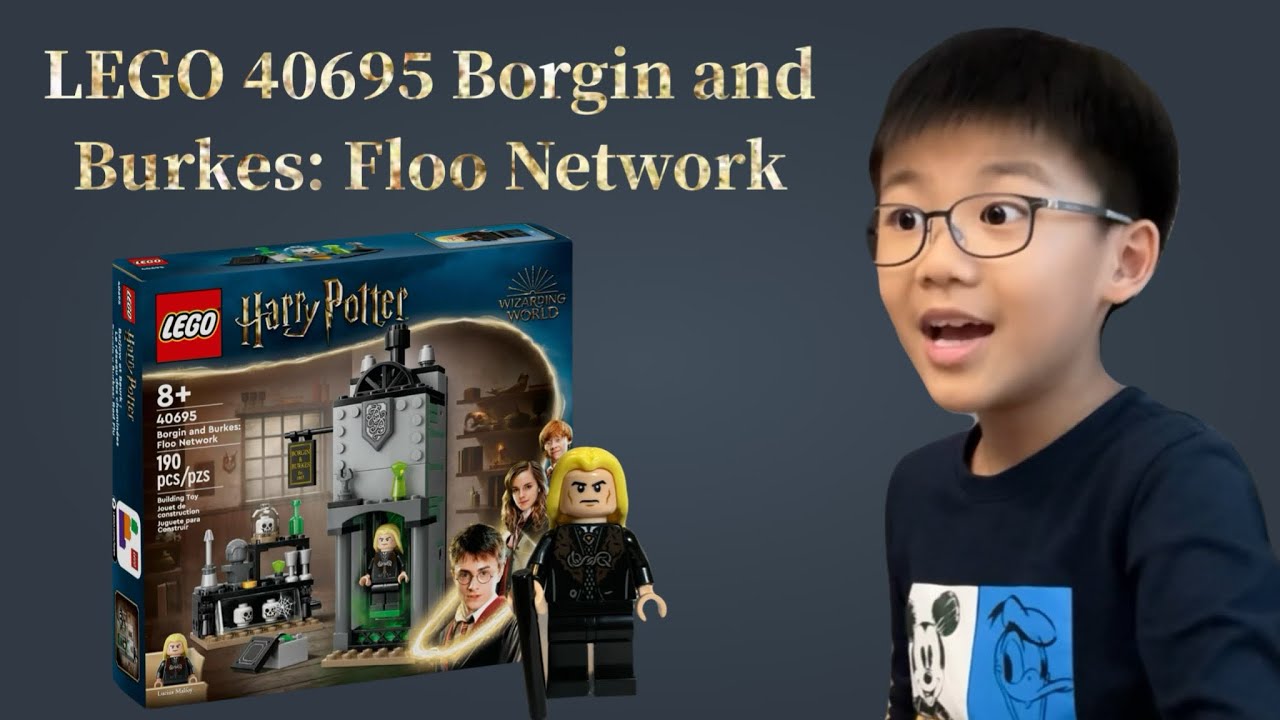 LEGO 40695 Borgin and Burkes：Floo Network Unboxing & Instructions
