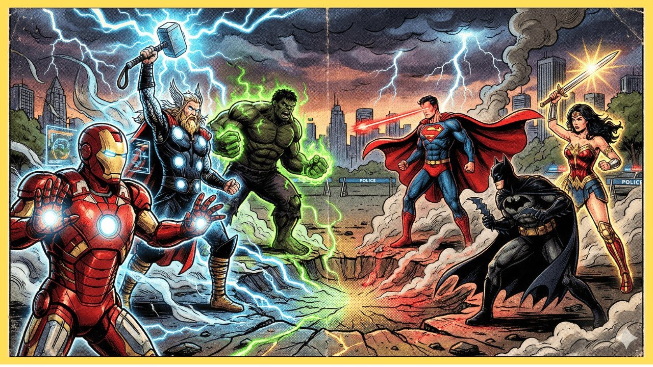 What If the AVENGERS Arrived in the JUSTICE LEAGUE DC Universe?