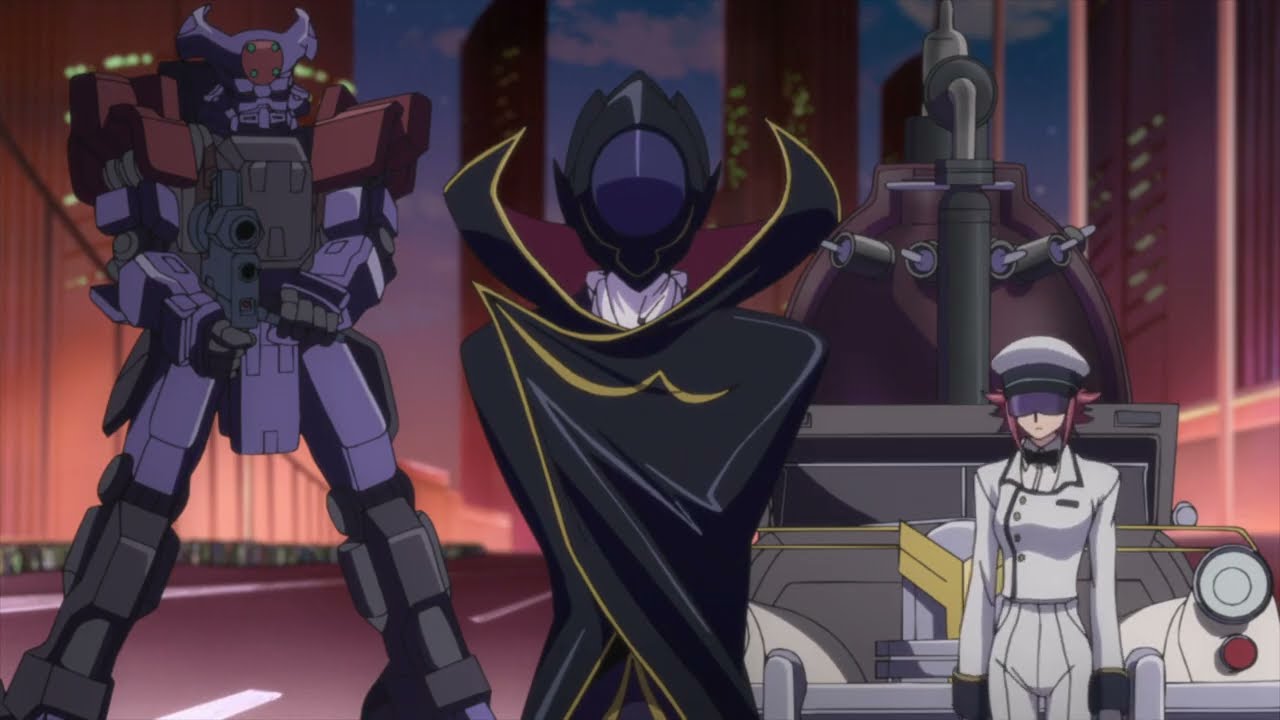 Code Geass (Dub) - Zero rescuing Suzaku