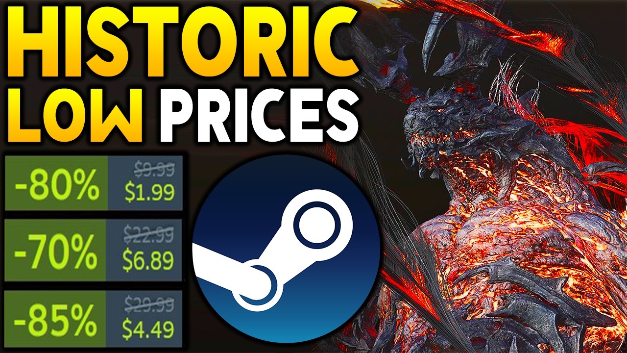 Tons of HISTORIC LOW Steam Game Deals - Great PC Steam Games CHEAPER!