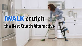 iWALKFree 3.0 Hands Free Crutch Pain Free Knee Crutch Alternative to ...