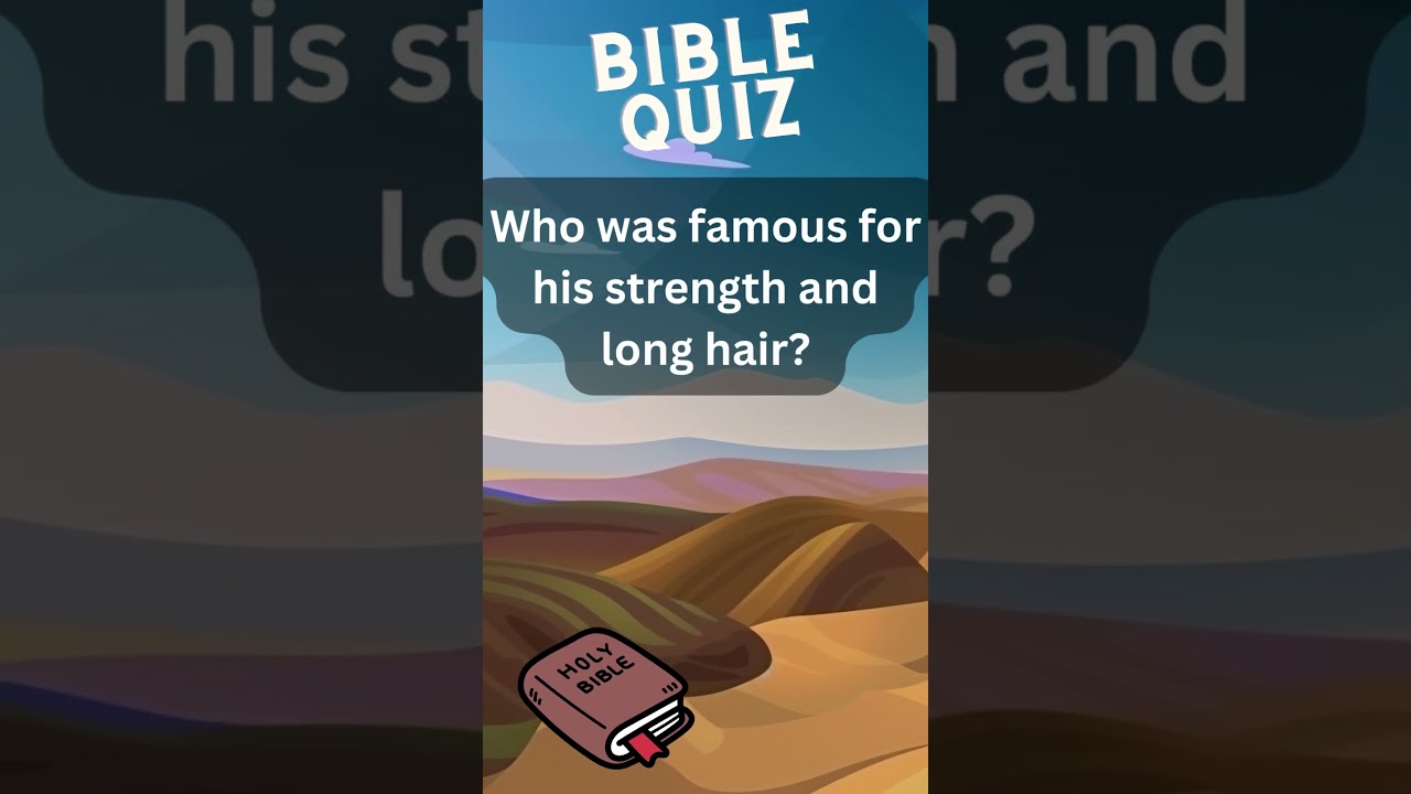 Bible Quiz for Kids   Question 25
