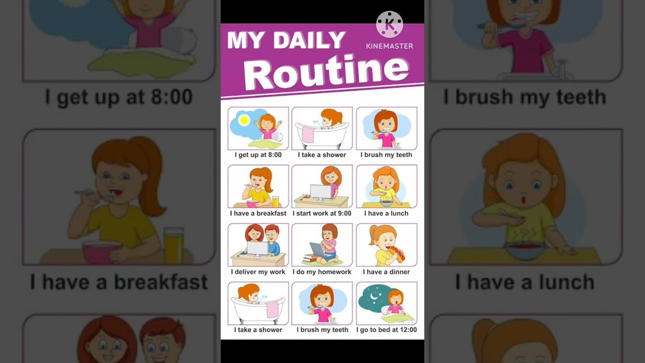 Daily routines for student-in english| daily activity #shorts #learnenglish