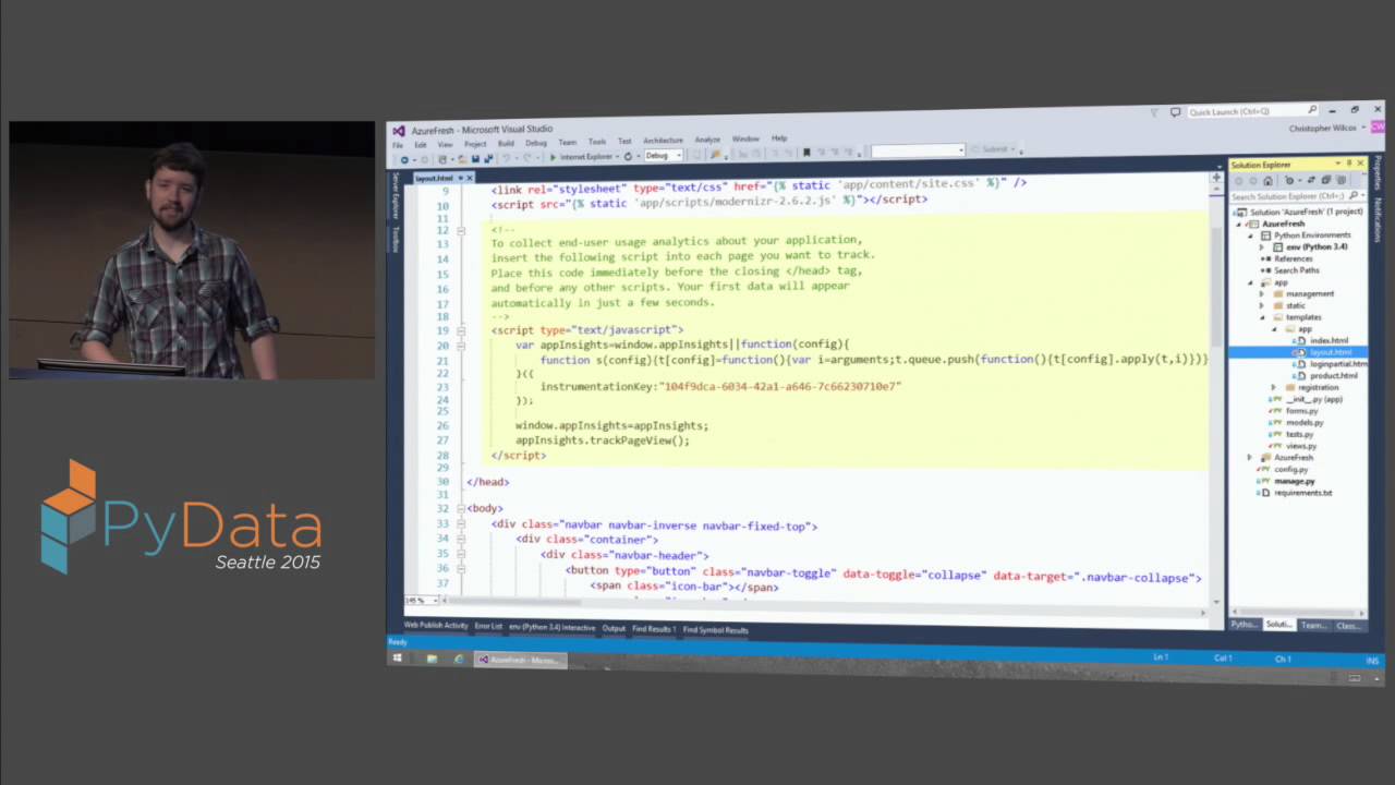 Chris Wilcox: Using Python and Azure Machine Learning