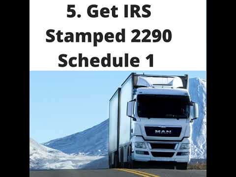 5 simple steps to E File IRS Form 2290