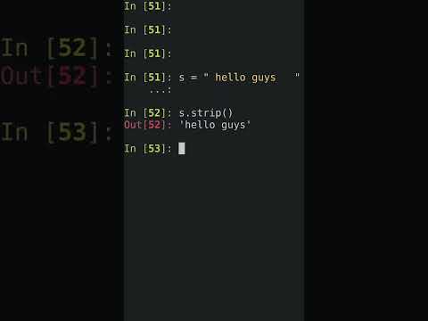 Adding or removing White spaces in python #programming #coding #python