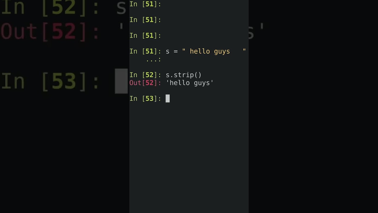 Adding or removing White spaces in python #programming #coding #python
