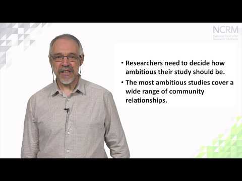 The rationale and research design of community studies by Graham Crow