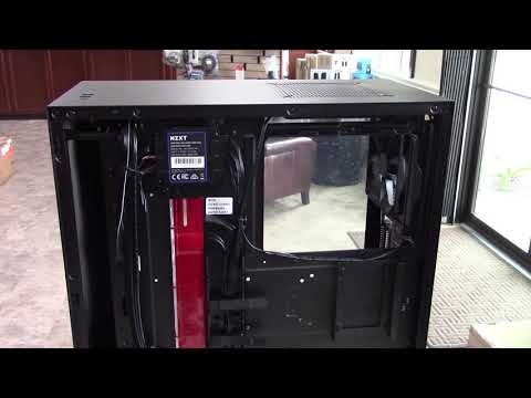 Unboxing of the NZXT H500i Gaming Case by Impress Computers in Katy TX
