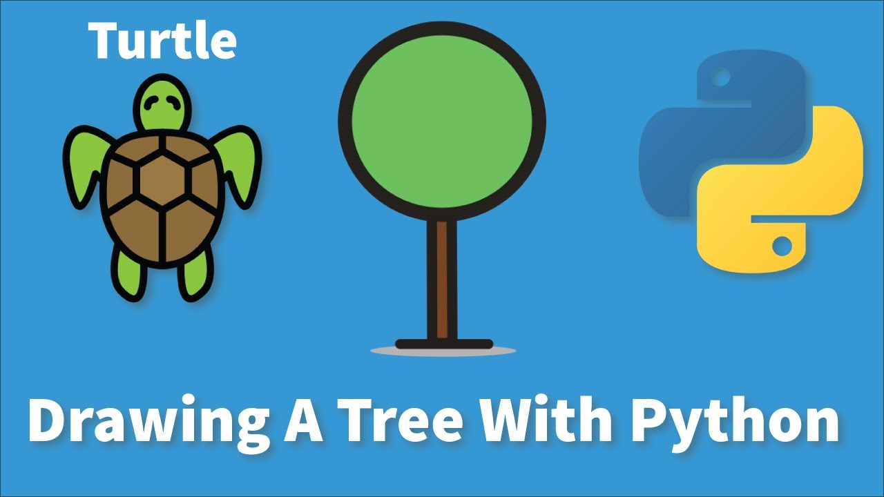 Drawing A Tree With Python Using Turtle Module