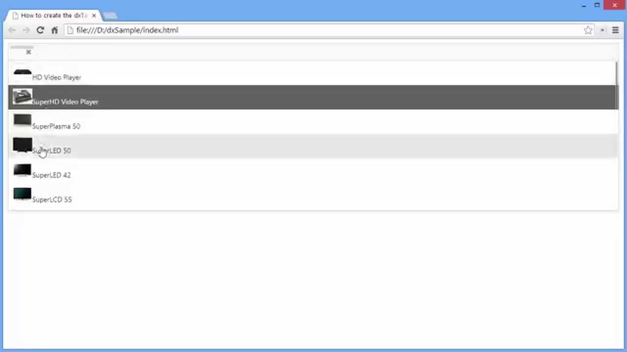 DevExpress DevExtreme: HTML5 Tag Box