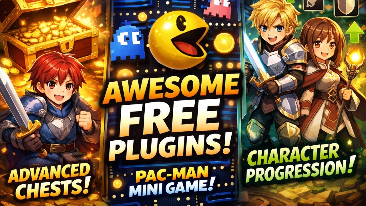 Best FREE RPG Maker M Plugins 2026 | Advanced Chests, Mini Games & Progression System