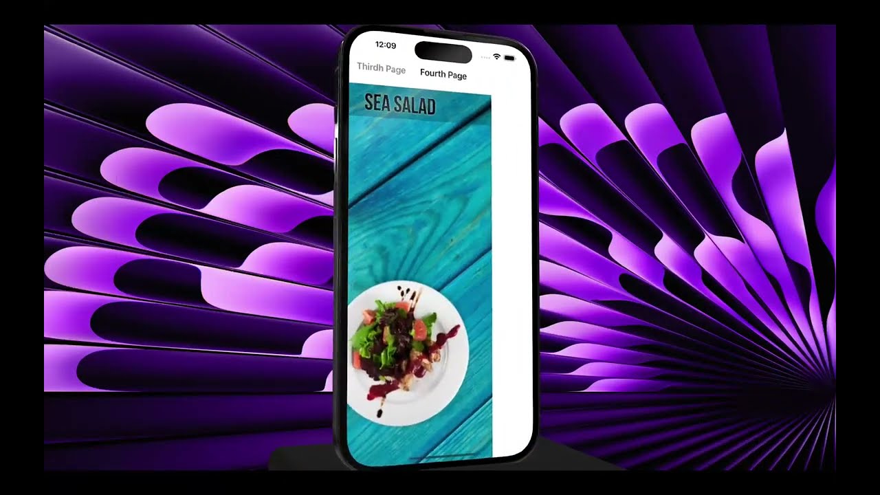 Mobile App UI Templates - Restaurant Menu UI Template - SwiftUI - Source Code