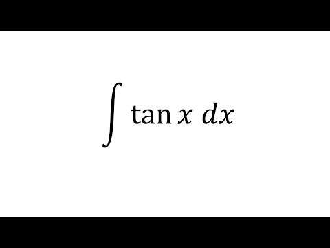 integral of tan x dx