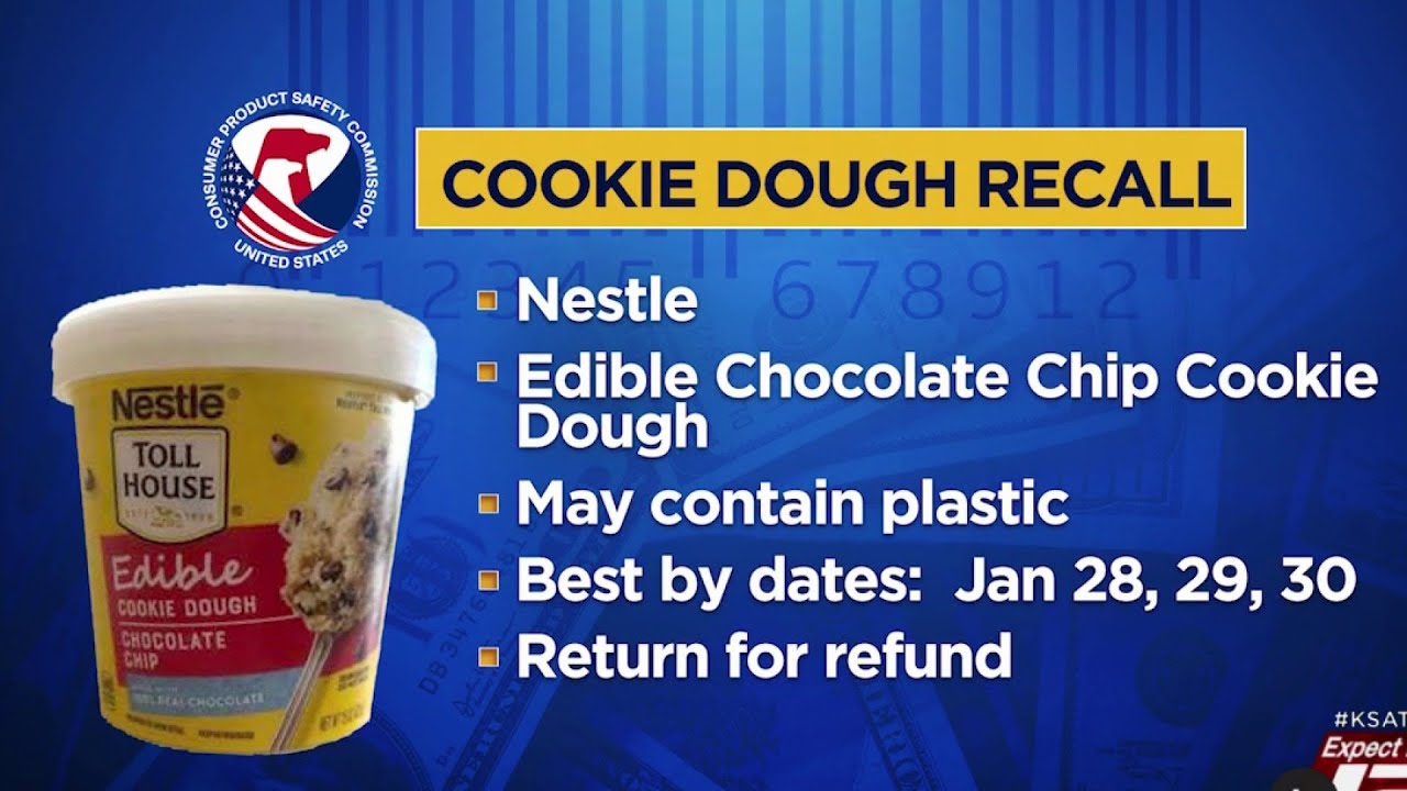 Nestlé recalls more cookie dough for possible plastic contamination