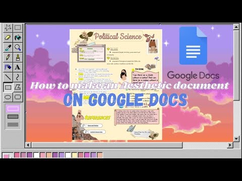 UPDATED 2021 |How to create aesthetic notes using Google Docs| FREE TEMPLATE|