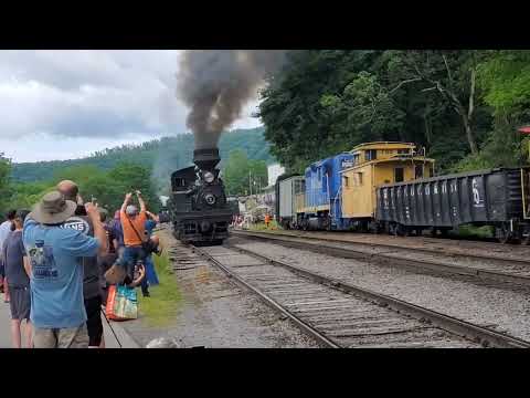 Cass Senic Railriad Parade of Steam, Cass Railroad State Park, Cass WV June 14, 2025