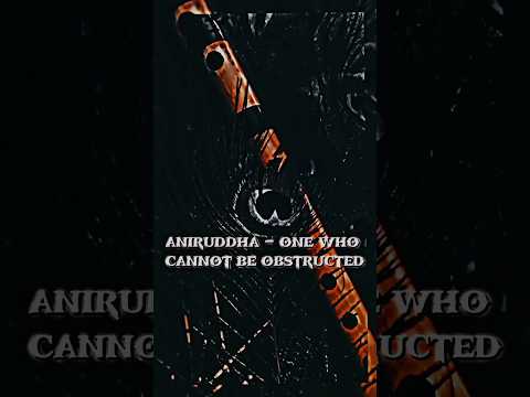 Lord Krishna Other's Unknown Name's #anaya #aniruddha #aparajeet #avyukta #religion jairadhakrishna