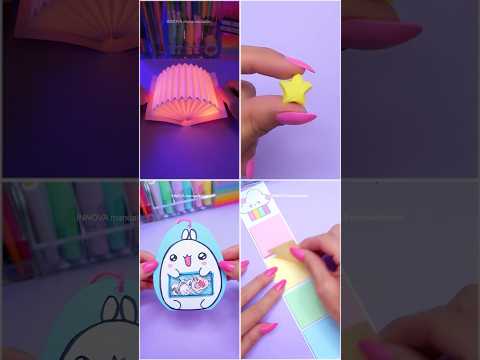 DIY 4 manualidades con papel #shorts #diy #manualidades #youtubeshorts #papel