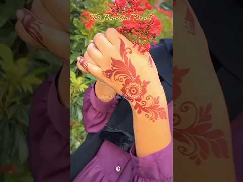 A henna artist's hand deserve Love to and he make sure of it ❤️💗❣️