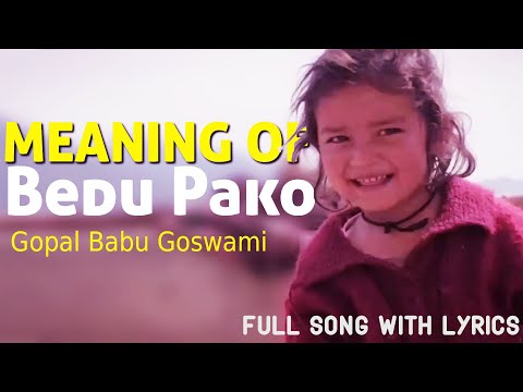 Bedu Pako Meaning Lyrics Video Gopal Babu Goswami