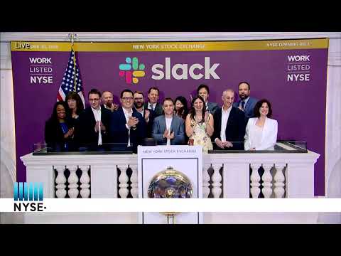 SLACK TECHNOLOGIES, INC. (NYSE: WORK) CELEBRATES THEIR IPO