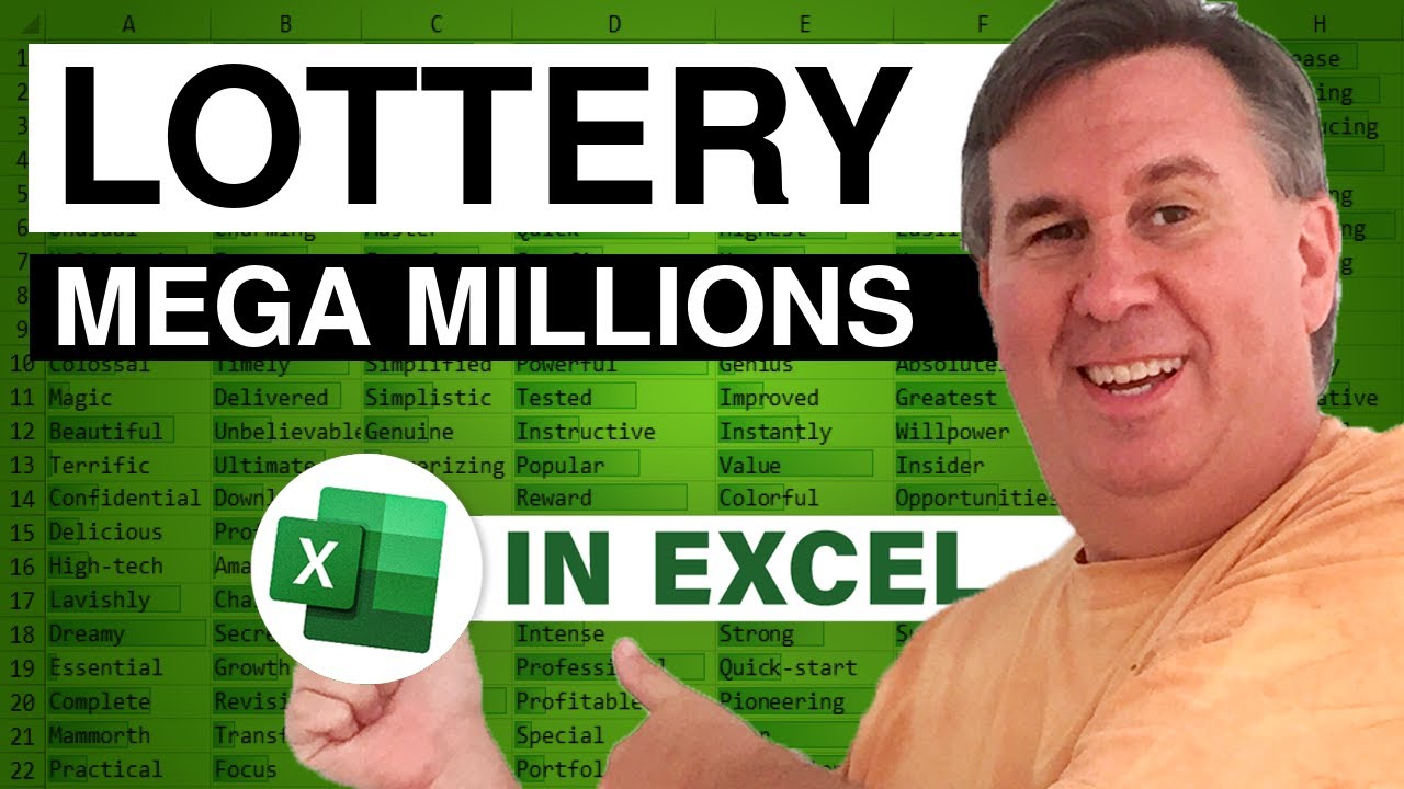 MegaMillions Lottery - 453 - Learn Excel from MrExcel Podcast | MrExcel ... MegaMillions Lottery - 453 - Learn Excel from MrExcel Podcast | MrExcel ...