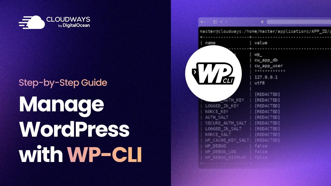Manage Your WordPress Website Using WP-CLI on Cloudways