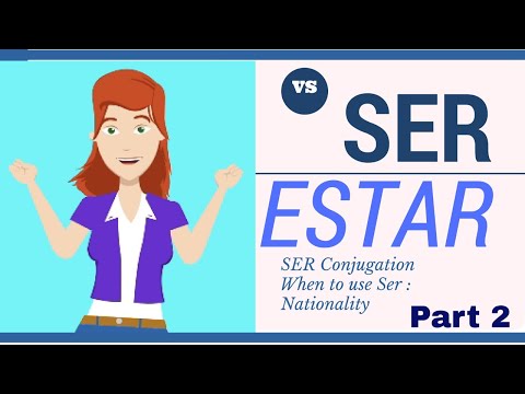 Ser vs Estar - Part 2: Ser conjugation and nationality