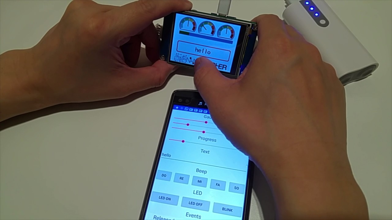 Wireless Human Machine Interface (HMI) (Display with Touch Screen)