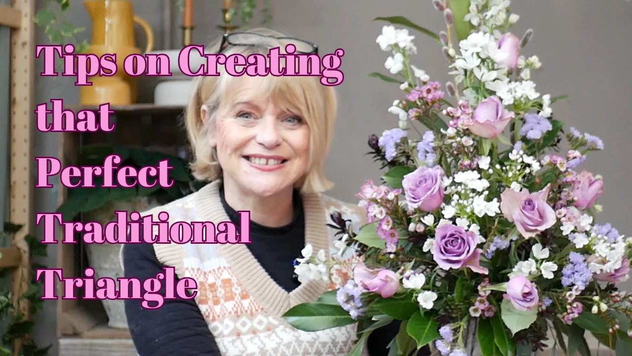 How to make a Traditional Front Facing Triangle Arrangement - Love it or Hate it