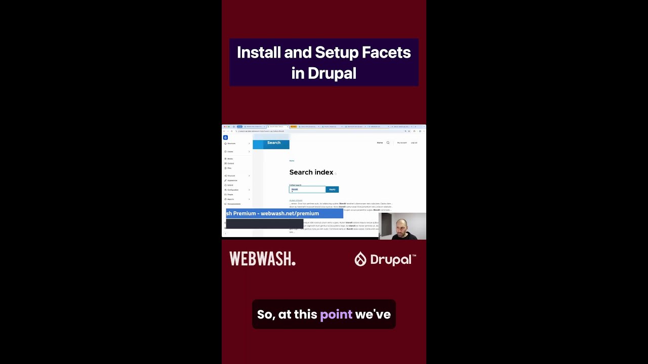 (part 1) Install and Setup Facets in Drupal